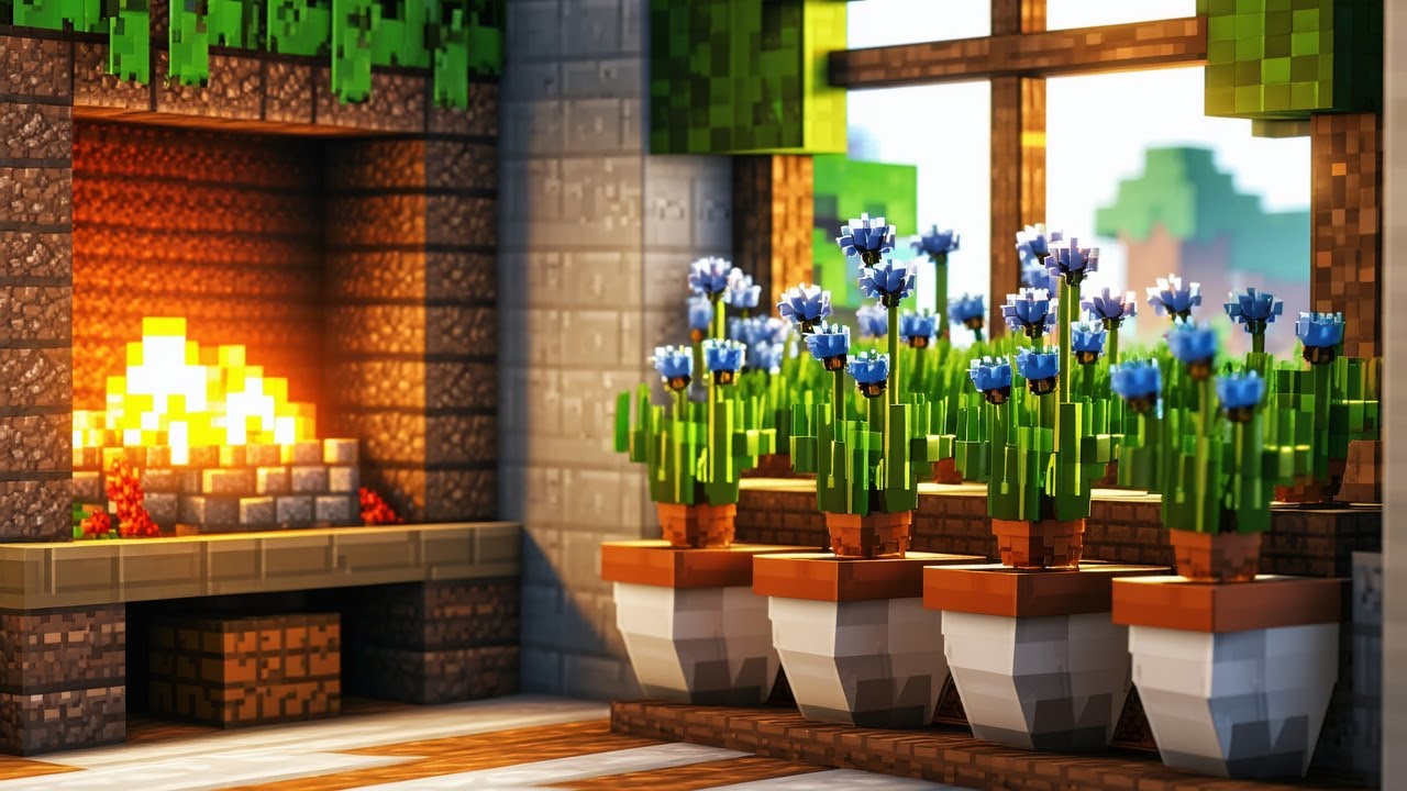 Where To Find Blue Flowers In Minecraft - YouTube