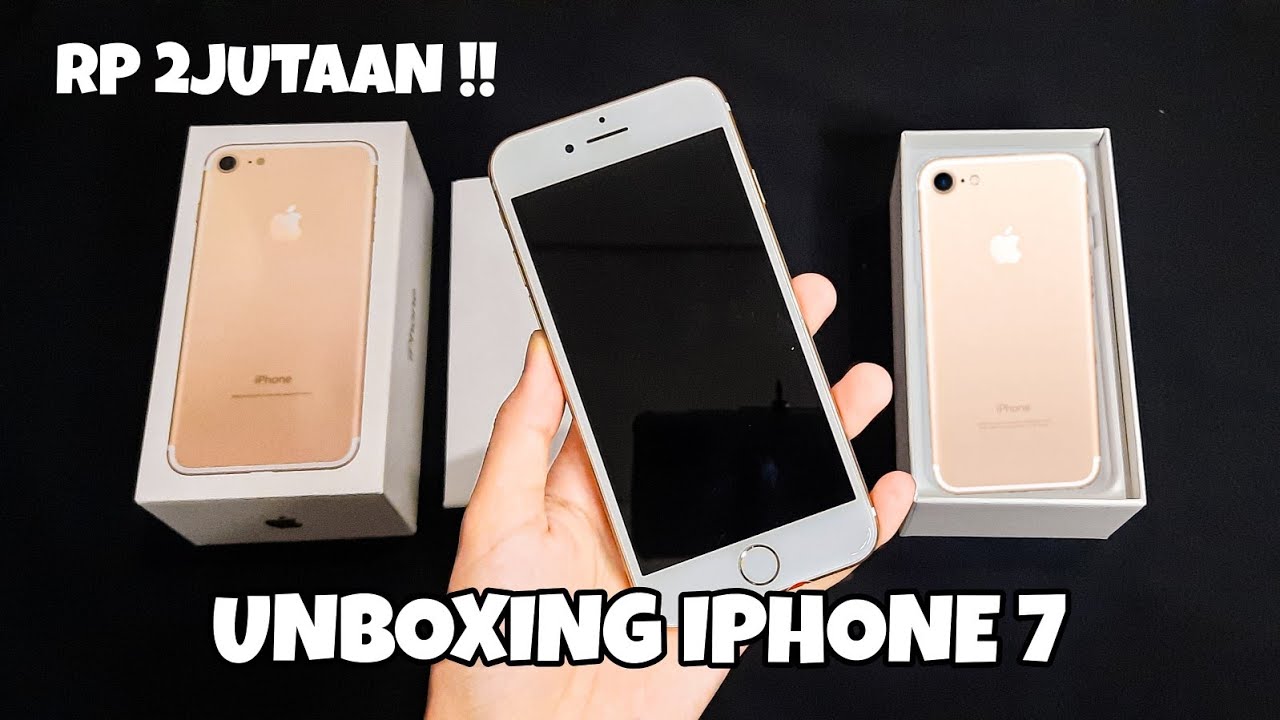 UNBOXING IPHONE 7 SECOND !! MASIH BAGUS BANGET !! - YouTube