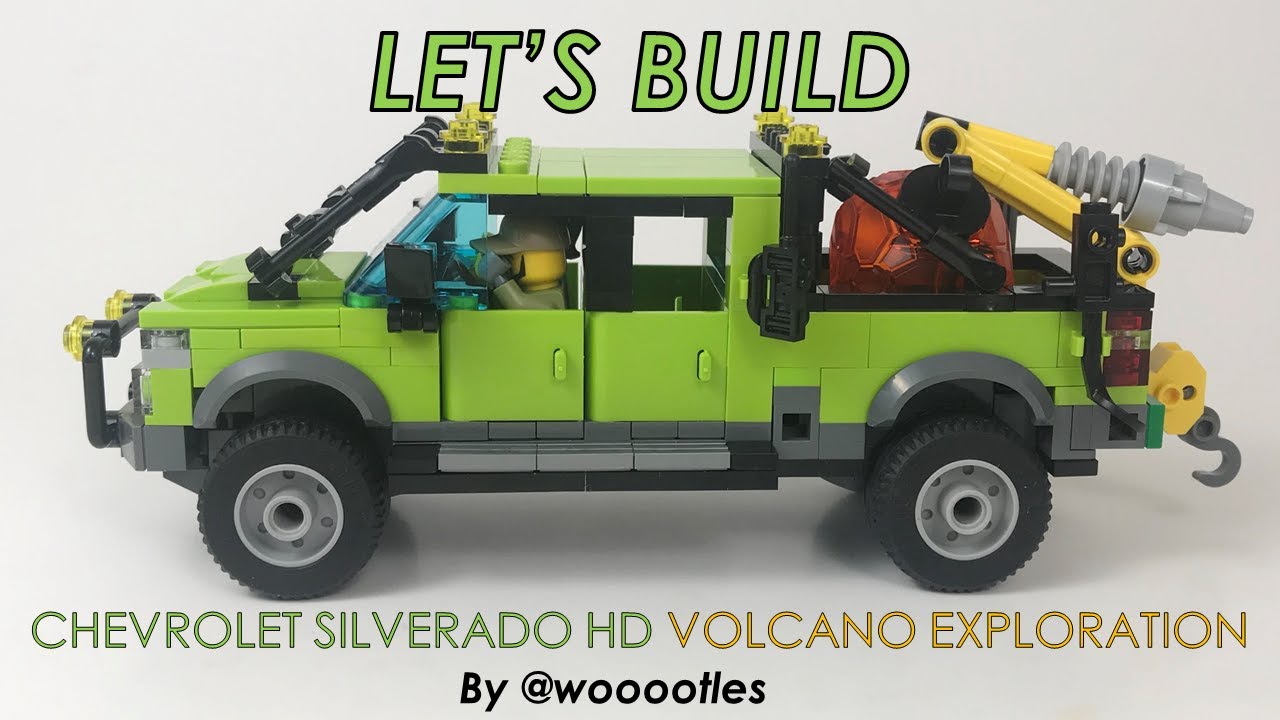 Let's Build! LEGO Chevrolet Silverado HD - Volcano Exploration - YouTube