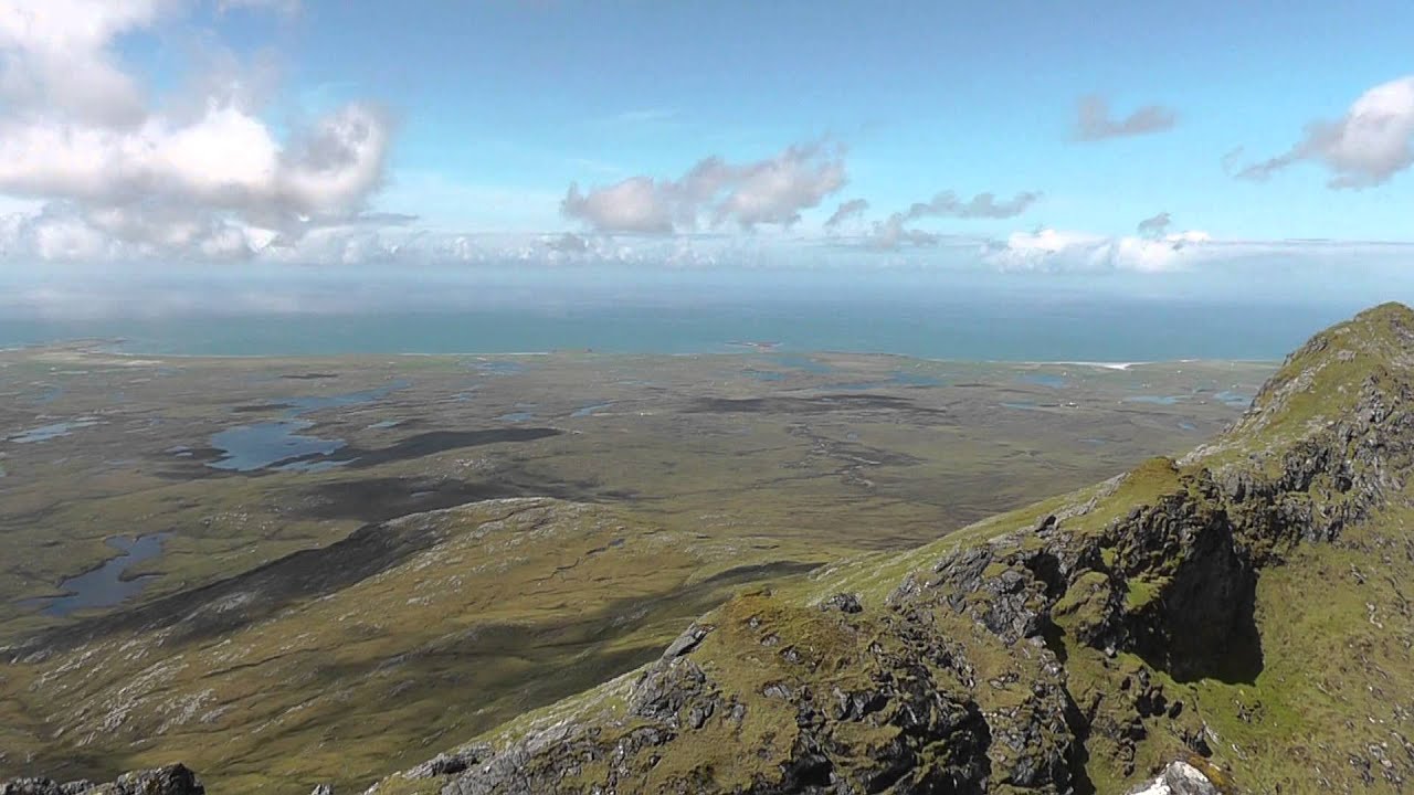 Views from Beinn Mhor summit, South Uist - YouTube