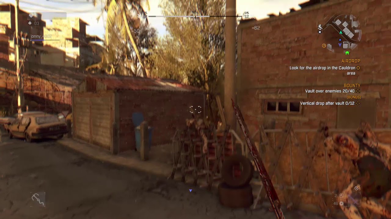 Drop kick into spikes - Dying Light - YouTube