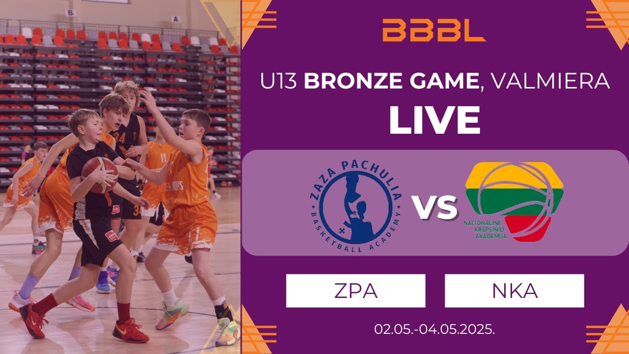NKA Margalis 2012 vs Zaza Pachulia BA 2012 | BBBL Boys U13 | Bronze ...