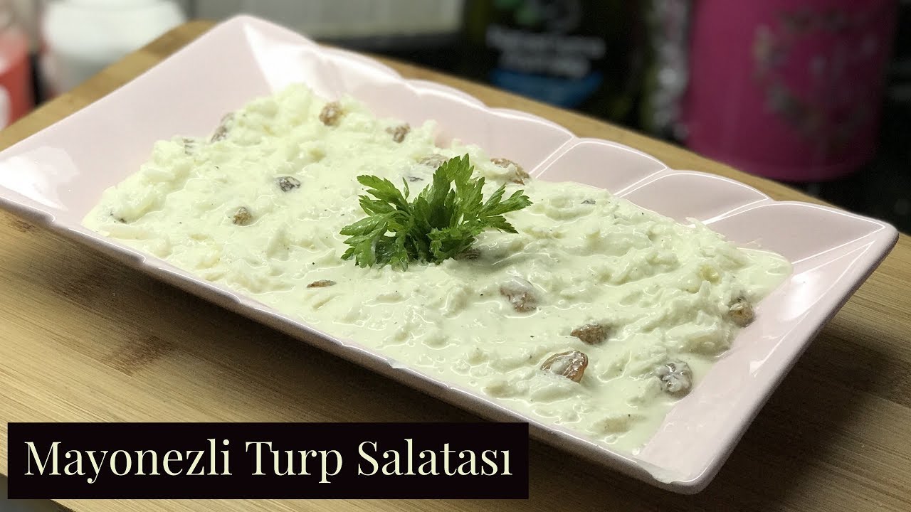 Mayonezli Turp Salatası - Naciye Kesici - Yemek Tarifleri - YouTube