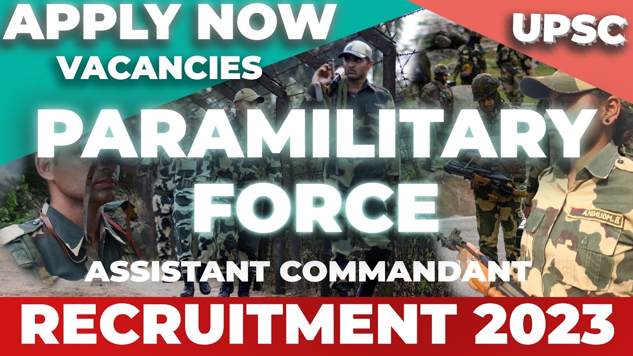 Paramilitary Force | Assistant Commando Recruitment | AFPT - YouTube