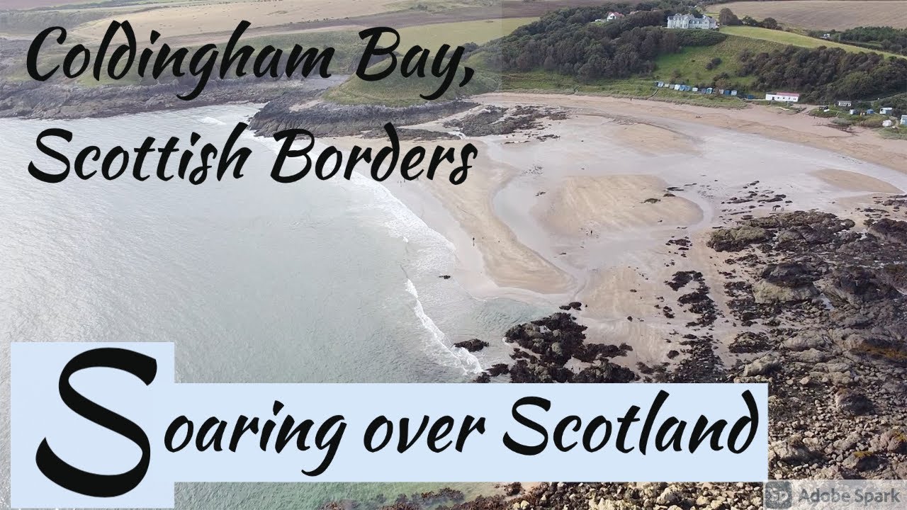 4K Drone Footage Scotland - Coldingham Bay, Scottish Borders - YouTube