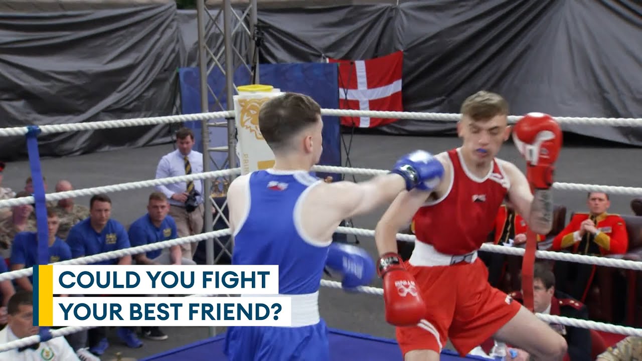 Full fight: Best friends collide in Army boxing debuts - YouTube