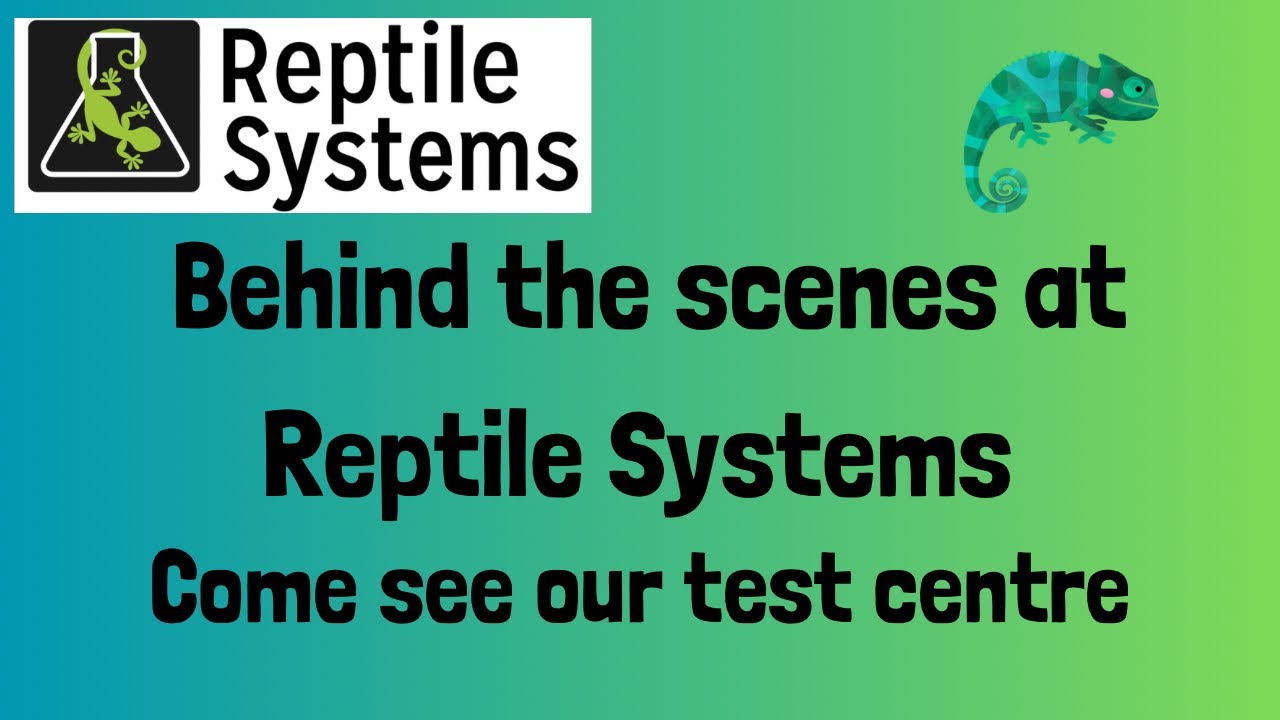 Behind the scenes at Reptile Systems, walk through our test center ...