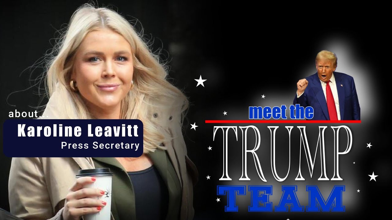 Meet Donald Trumps Glamorous Press Secretary, Karoline Leavitt - YouTube