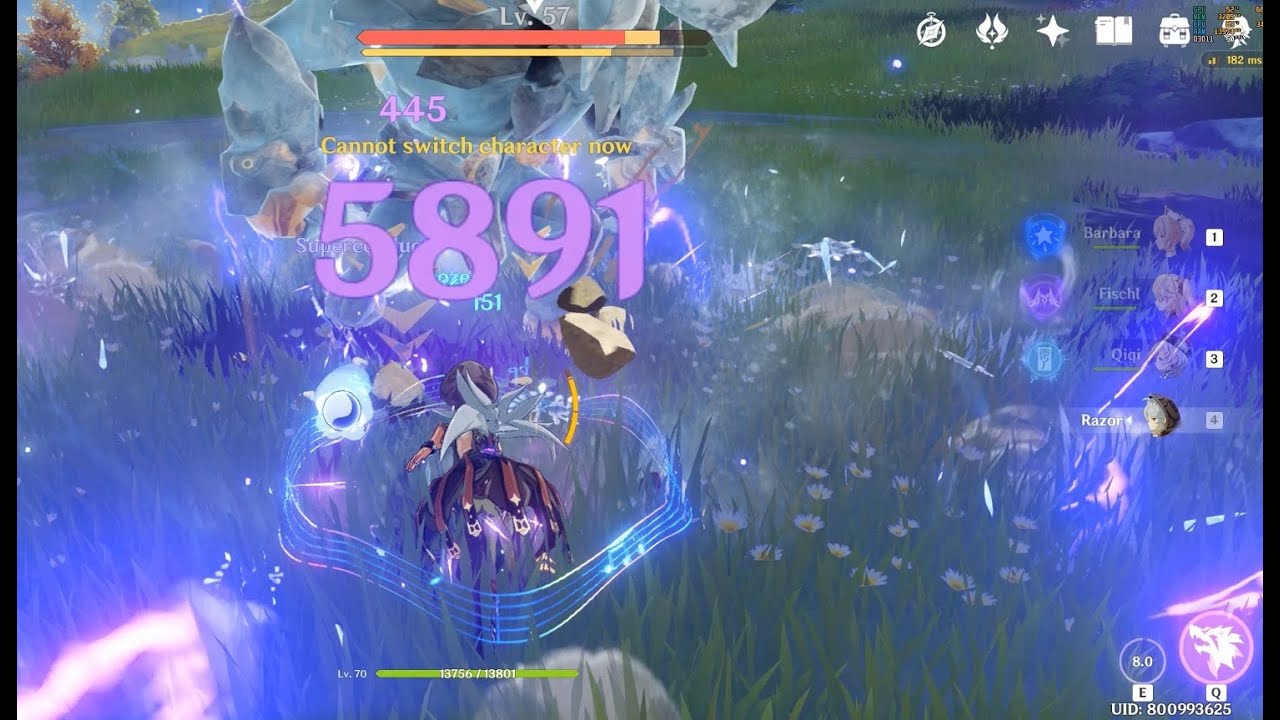 Genshin Impact - All for Razor! Frozen, Superconduct, Electro-Charged ...