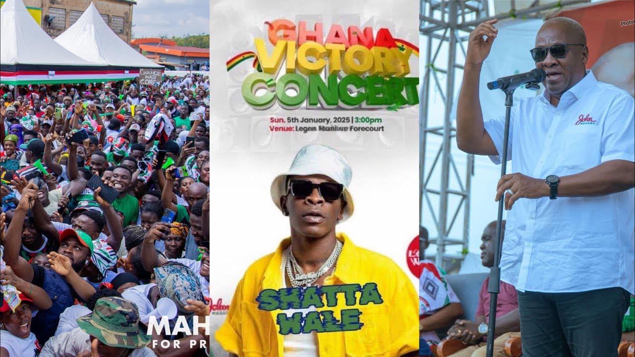 Live: NDC’s Victory Concert , Shatta Wale, More Artist Join John Mahama ...