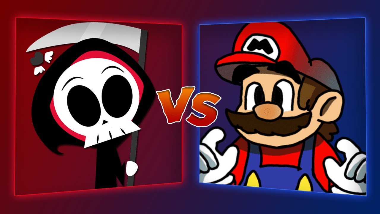 MUGEN Battle - Grim Reaper vs Mario - YouTube