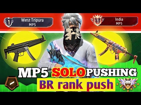 Pushing Top 1 Tittle In MP5 | Free Fire Solo Rank Pushing With Tips And Tricks | EP -4 - YouTube