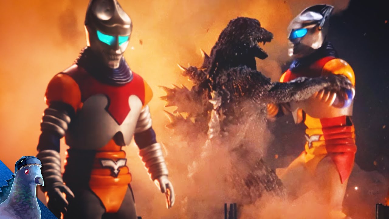 Godzilla Lancou Jaguar A Jato FES GODZILLA Jet Jaguar Figure Set