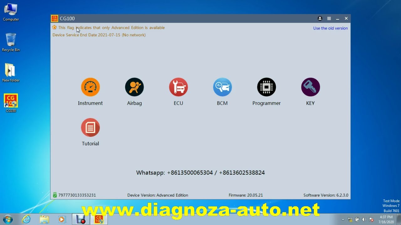 CG 100 Prog III - YouTube