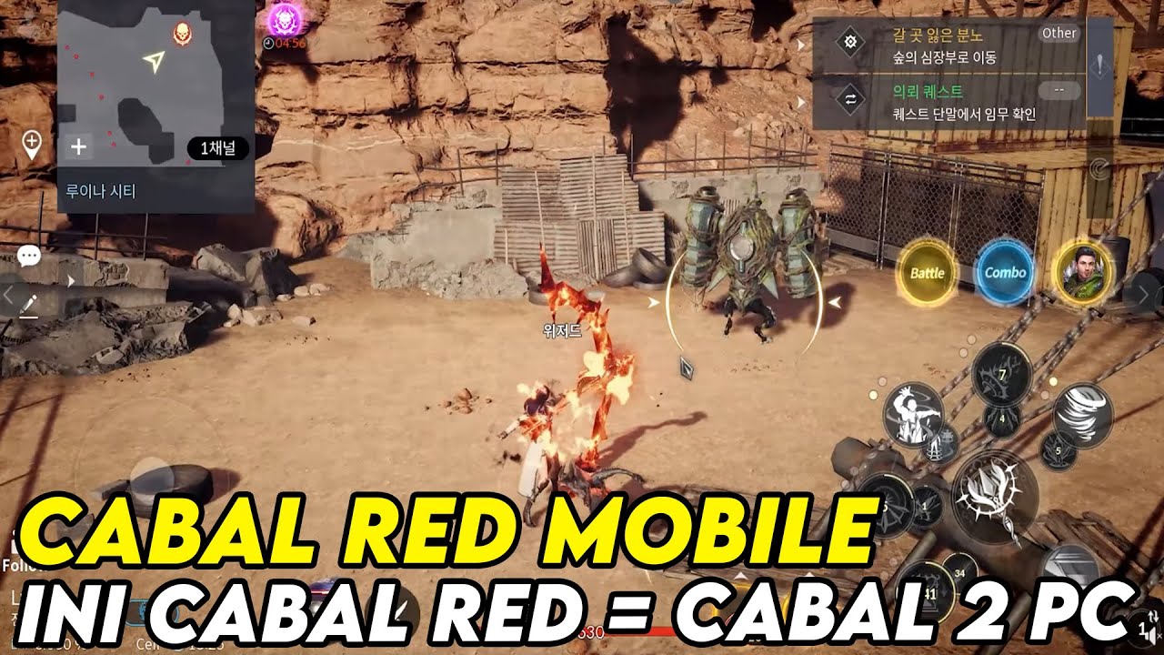 MMORPG BARU ? CABAL RED MOBILE ? INI CABAL MOBILE DARI CABAL 2 PC ? WAH ...
