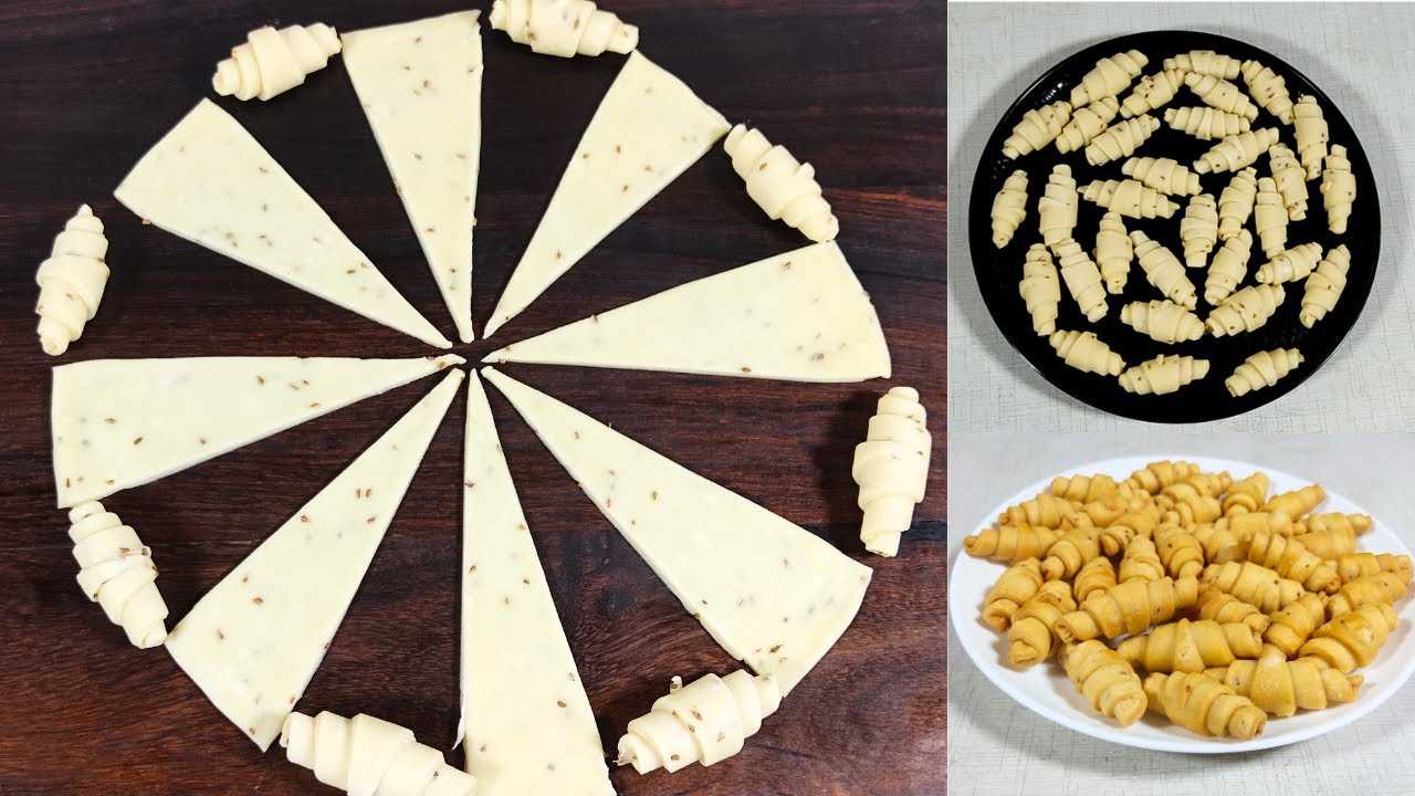 एक बार इस खस्ता मटरी को बनाएं और महीनों तक खाएं/spring matari/tea time ...