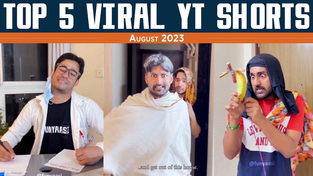 TOP 5 VIRAL YT #shorts daily of Funyaasi (PART 9) | #shortsvideos ...