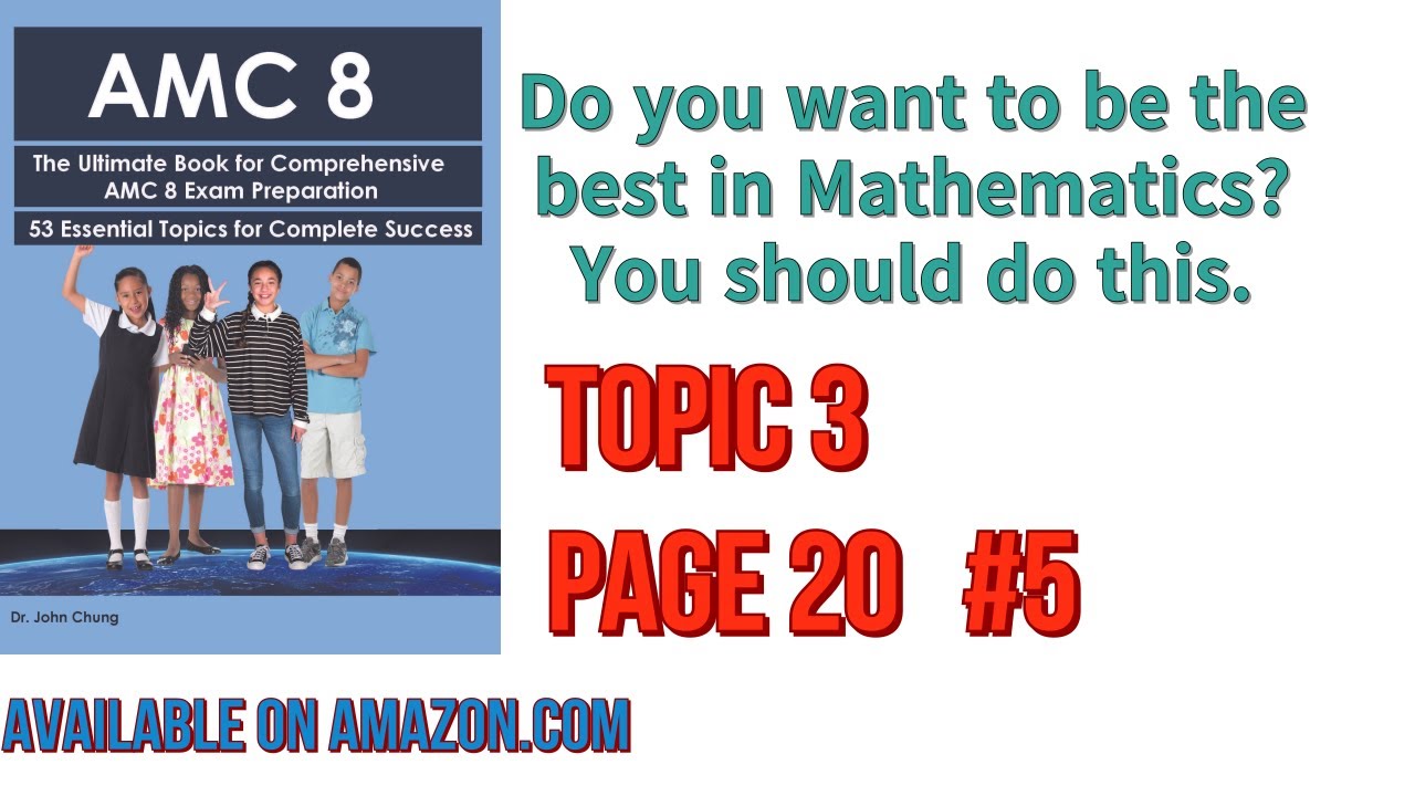 AMC 8 Topic 3 #05 - YouTube