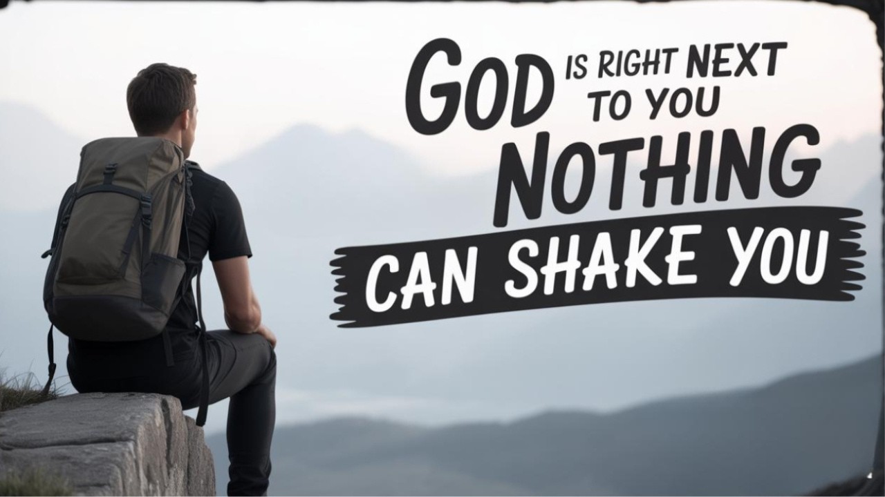 WHEN GOD STANDS WITH YOU, NOTHING CAN SHAKE YOU -GOD IS RIGHT NEXT TO ...