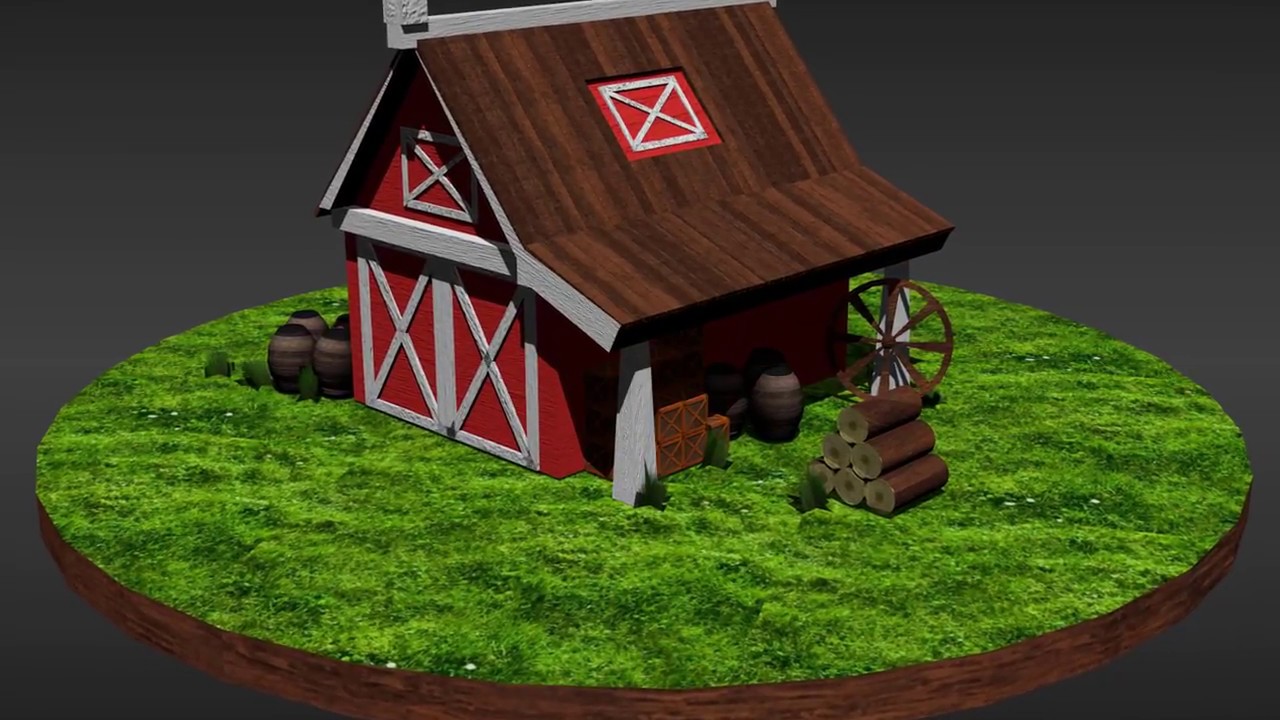 Blender 3D | Speed Modeling | Farm Barn - YouTube