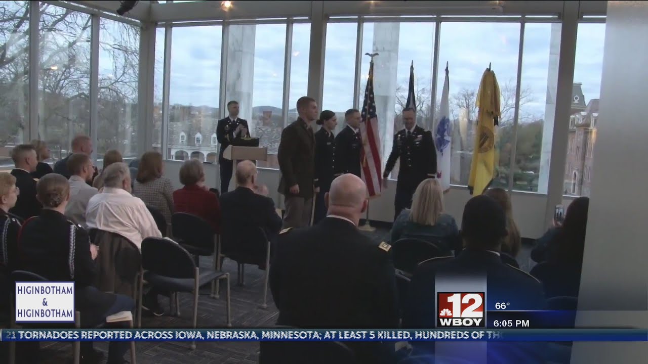 ROTC WVU Commission Ceremony - YouTube