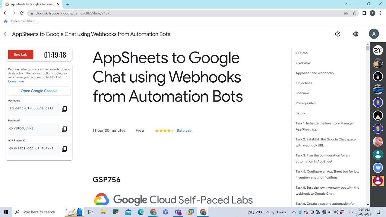 AppSheets to Google Chat using Webhooks from Automation Bots #arcade # ...