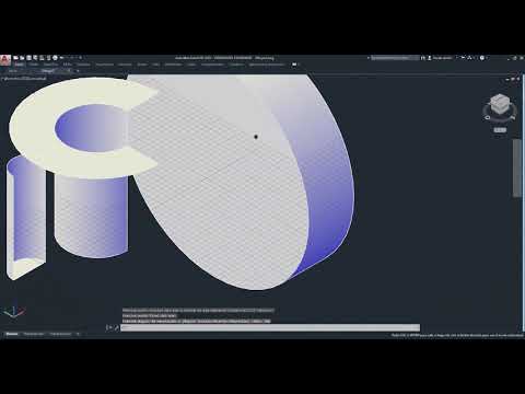 Herramienta "Revolve" o "Revolución" en AutoCAD 3D - YouTube