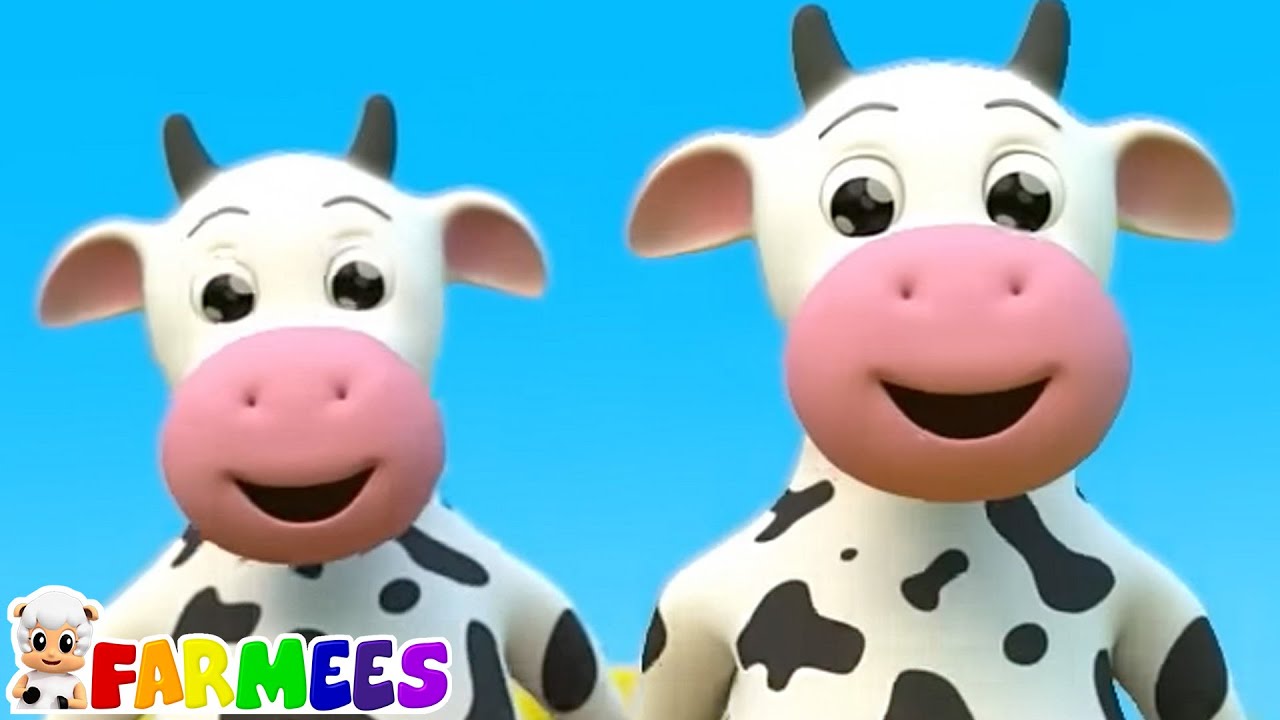 Lima Sapi kecil Sajak Angka Dan lagu untuk Anak-anak - YouTube