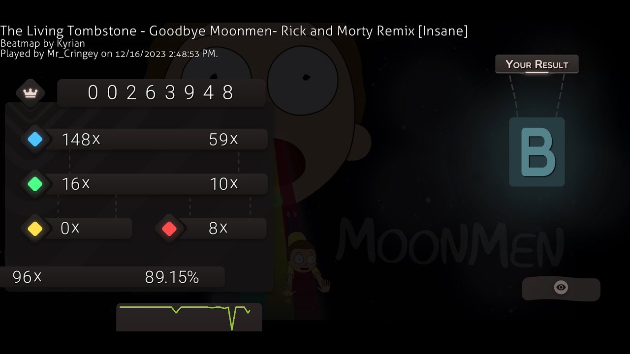 Osu noob attempts "Goodbye Moonmen (Insane)" - YouTube