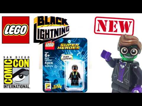 Lego 2018 San Diego Comic Con DC Black Lightning Minifigure Revelead ...