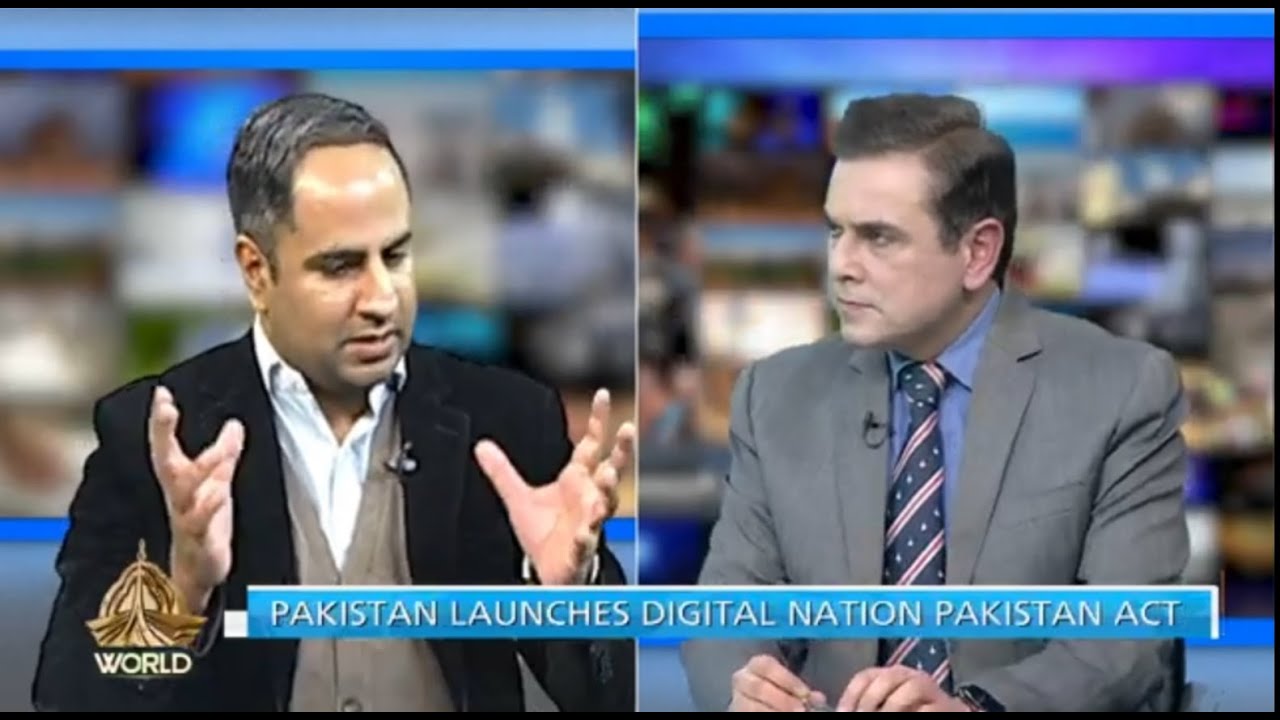 Dr. Usman Chohan - PTV World Newsroom - Digital Nation Pakistan Act ...