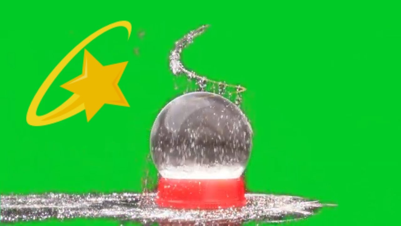 Snow Globe Green Screen - YouTube