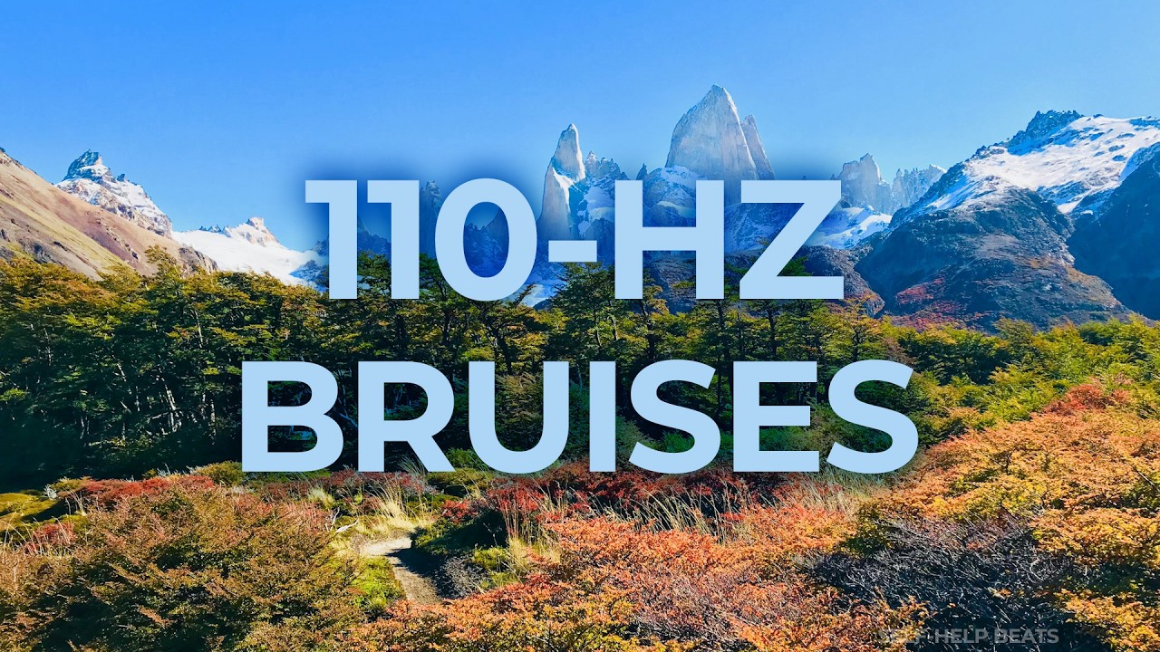 110-Hz Music Therapy for Bruises Contusion | 40-Hz Binaural Beat ...