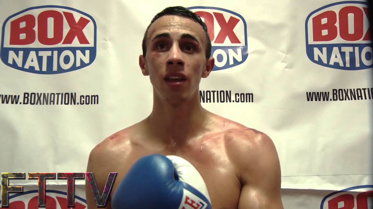 Adrian Gonzalez defeats Mark Evans post fight interview - YouTube