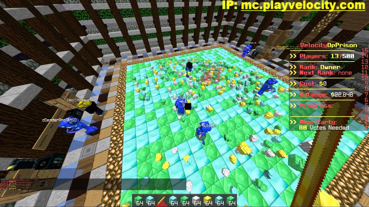 ULTIMATE DROP PARTY + OP KITS Minecraft OPPrison 1.8 - YouTube