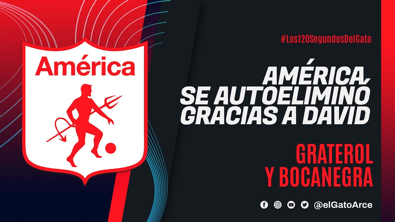 #los120segundosdelgato AMÉRICA SE AUTOELIMINO!! Gracias a David ...