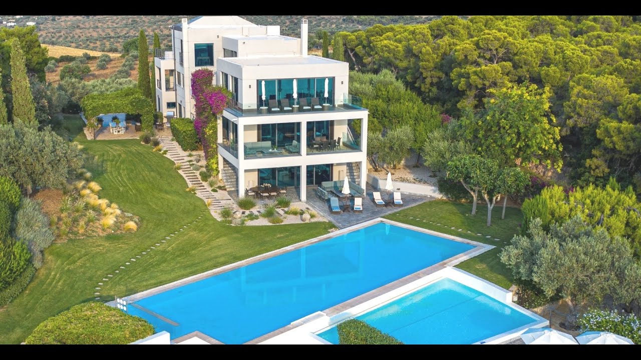 Dimitris Pallis drone capture of Villa Gaia - YouTube