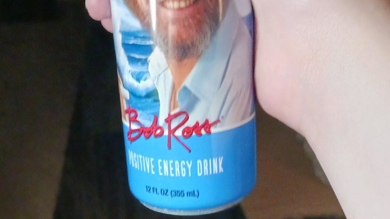 Bob Ross POSITIVE ENERGY DRINK Review - YouTube