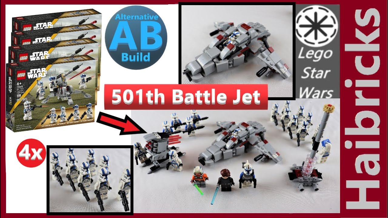4x Lego Star Wars 501. Clone Trooper Battle Pack (75345) - 501th Battle ...