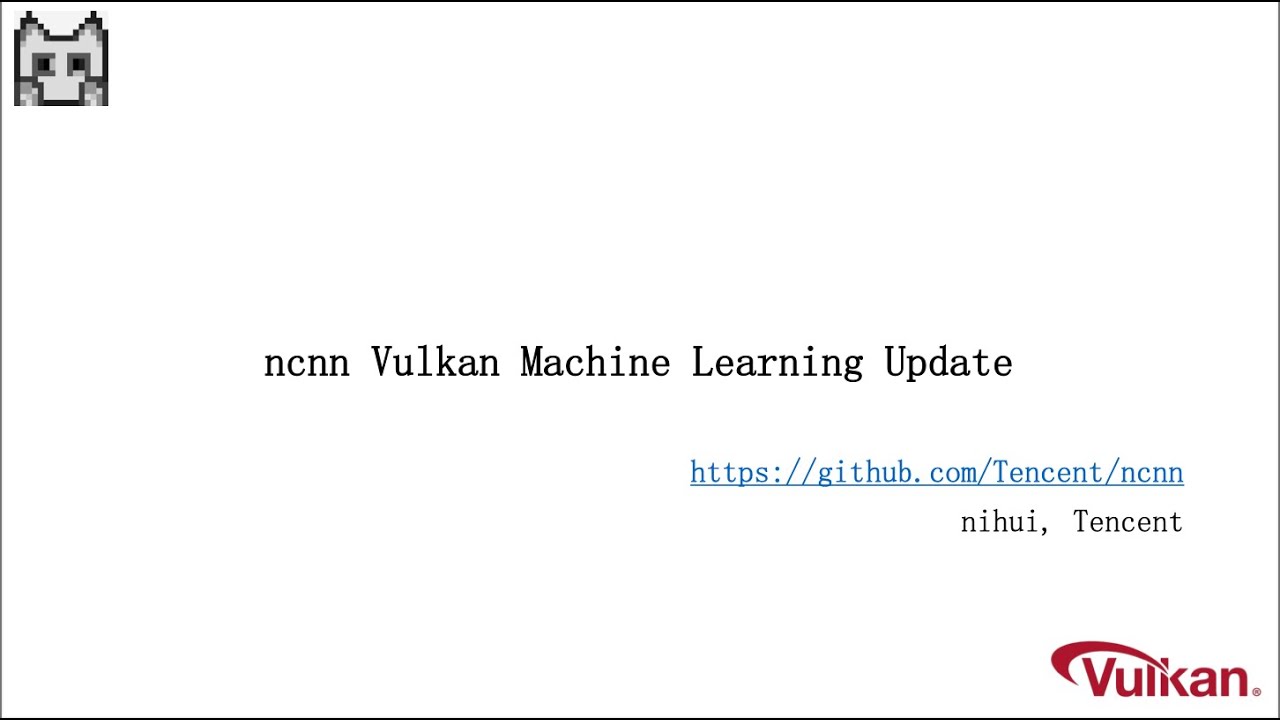ncnn Vulkan Machine Learning Update - YouTube