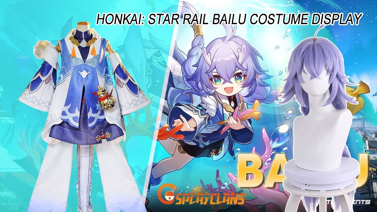Honkai: Star Rail Bailu Cosplay Costumes Display - YouTube