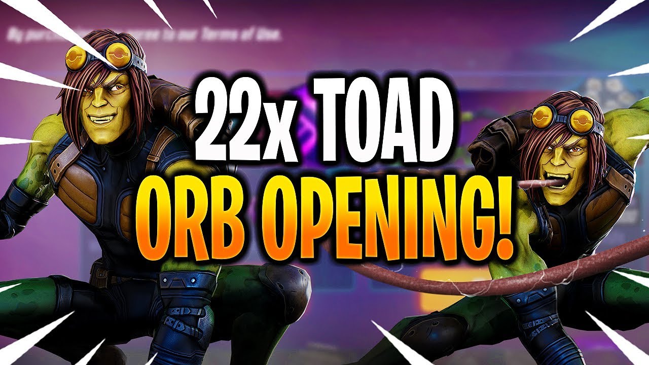 *NEW* 22x TOAD ORB OPENING! - MARVEL Strike Force - MSF - YouTube