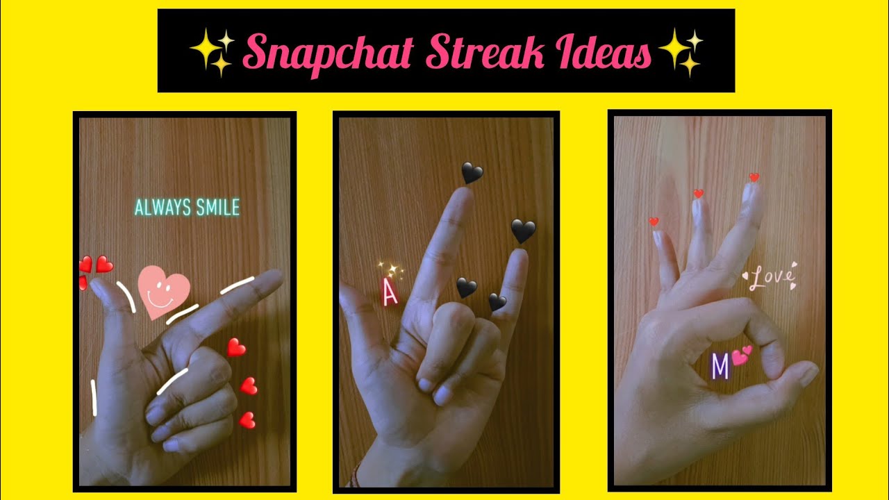 Snapchat Streak ideas ️ Hand poses ideas #snapchat #streak #hand # ...