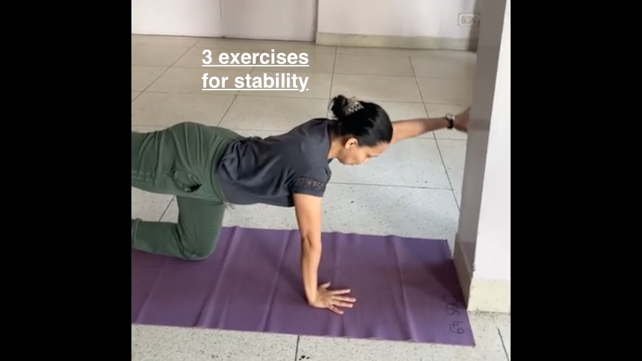 3 exercises for stability in the back. - YouTube