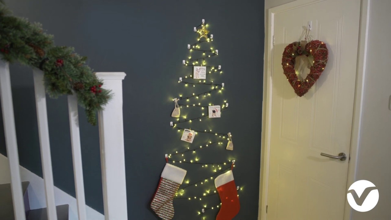 How to Make a DIY Christmas Tree For Your Wall | VELCRO® Brand UK - YouTube