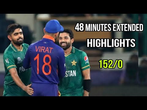 Pakistan vs India T20 World Cup 2021 Extended Highlights | 