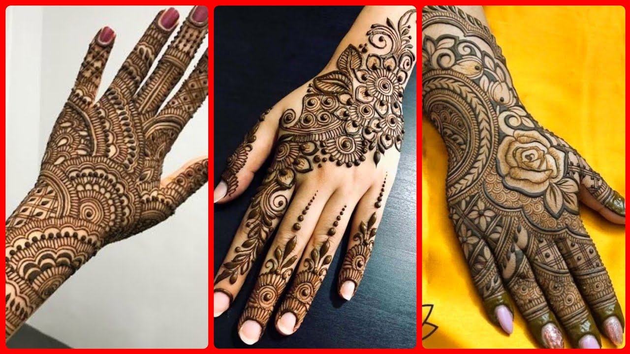 Amazing And Awesome Mahendi Designs For Brides/Latest Outstanding ...