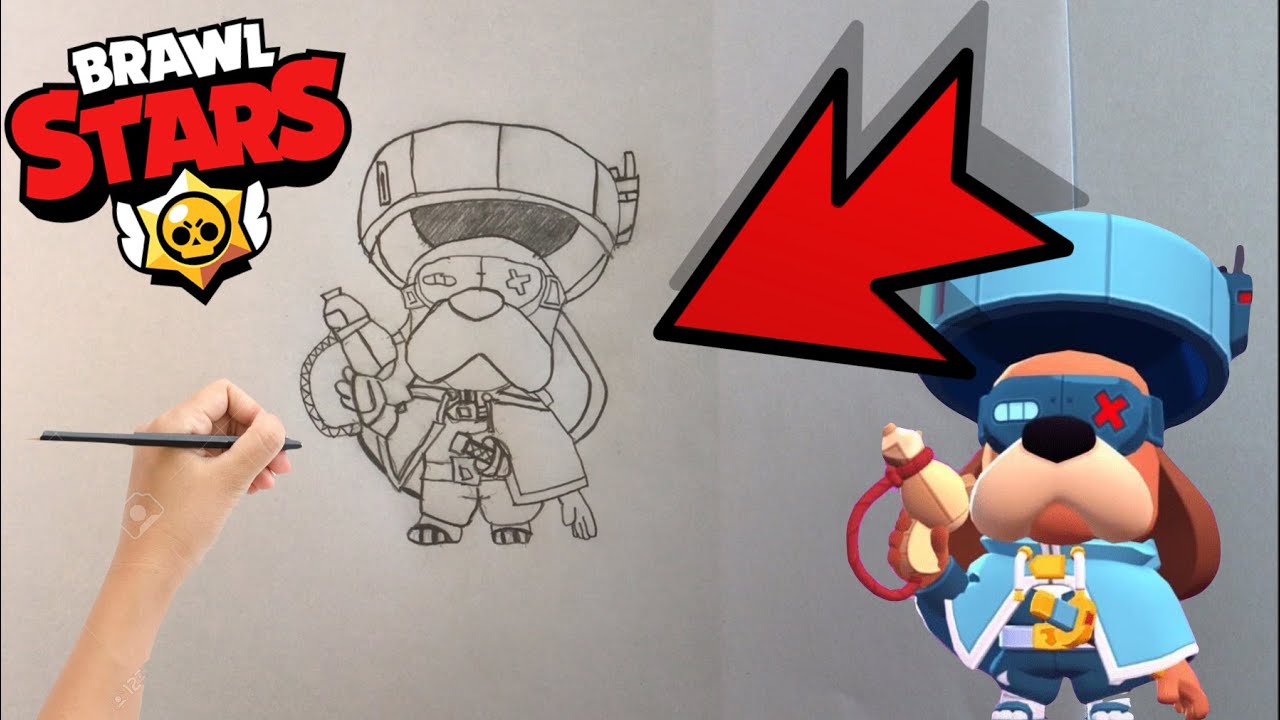 (TUTO) Comment DESSINER COLONEL RUFF RONIN sur BRAWL STARS. - YouTube