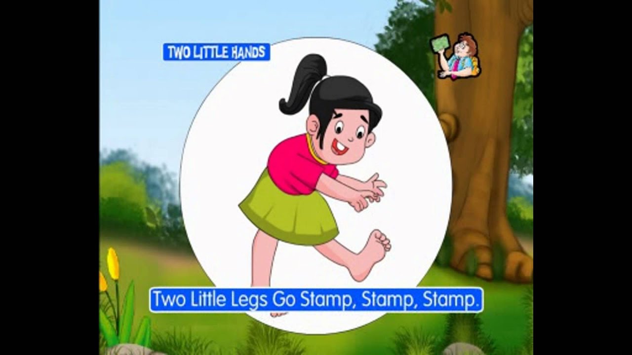 Two Little Hands | Animated Nursery Rhyme in English Language - YouTube