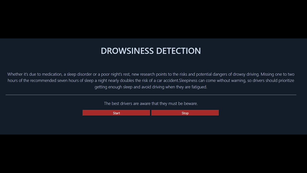 Drowsiness Detection using Facial Landmarks - YouTube